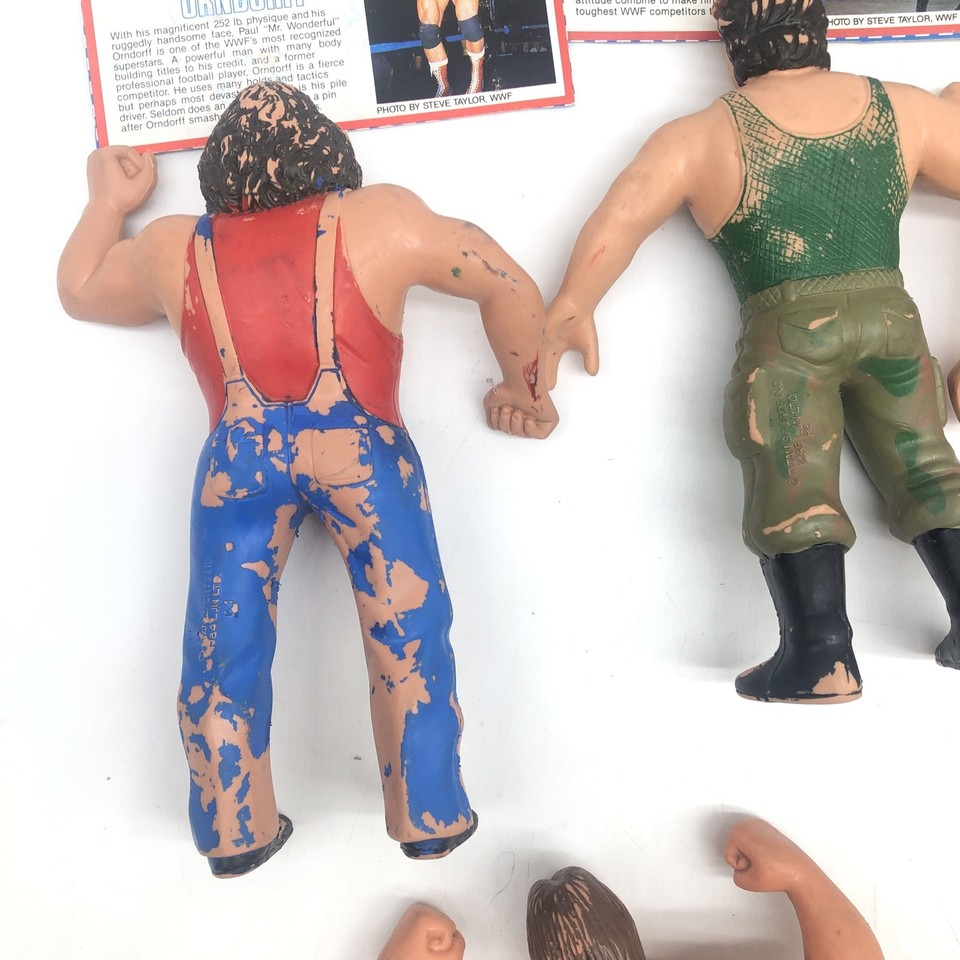 HUGE LOT WWF LJN Titan Sports 1980’s Action Figures 8" Hillbilly ...