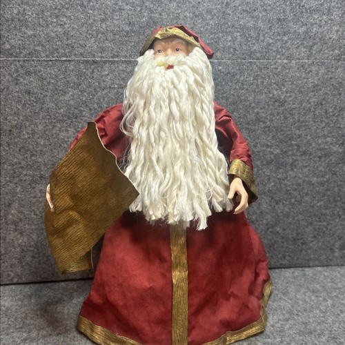 Old World Santa Claus Tree Topper Christmas Decor | eBay