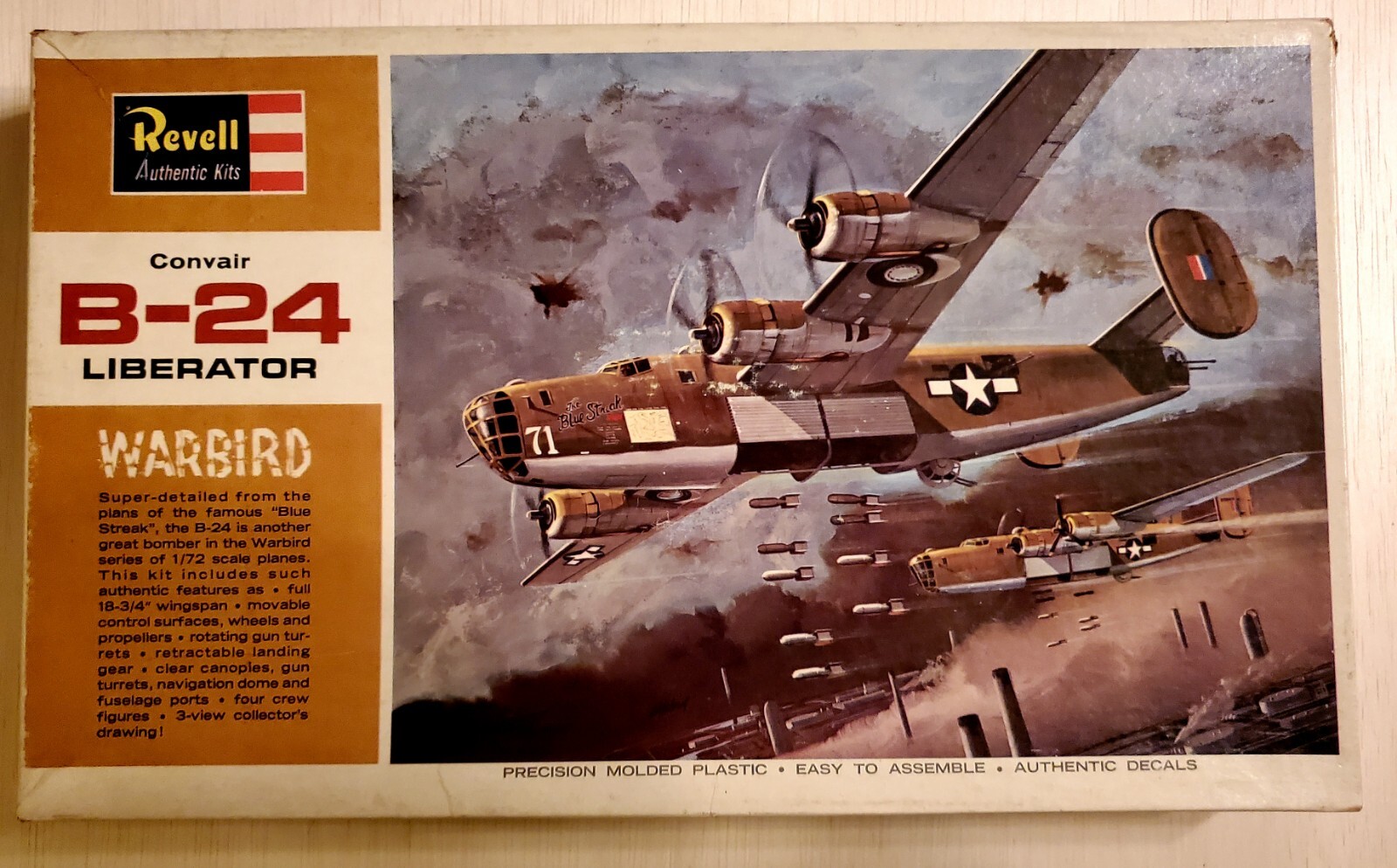 Convair B-24 Liberator Warbird Revell Model Kit 1:72 #H-203:200 ...