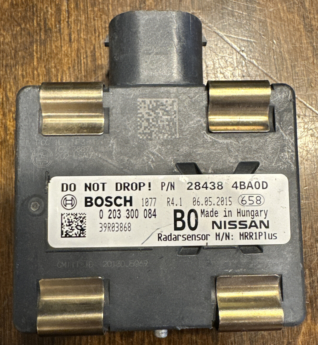 2014-17 NISSAN ROGUE CRUICE CONTROL DISTANCE RADAR SENSOR OEM: 28438 ...