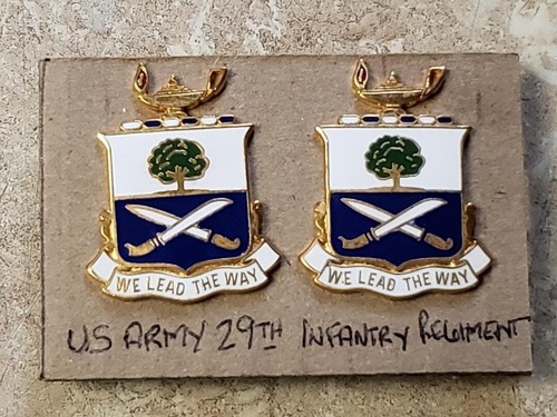 29th Infantry Regiment Crest DUI (Pair) | eBay
