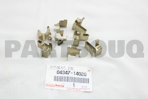 0494714020 Genuine Toyota FITTING KIT, DISC BRAKE, FRONT 04947-14020 | eBay