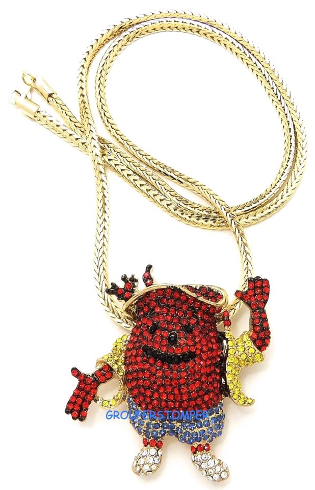 Eskimo Chain New Brick Squad, Super Blue Man, Kool Aid Necklace | eBay
