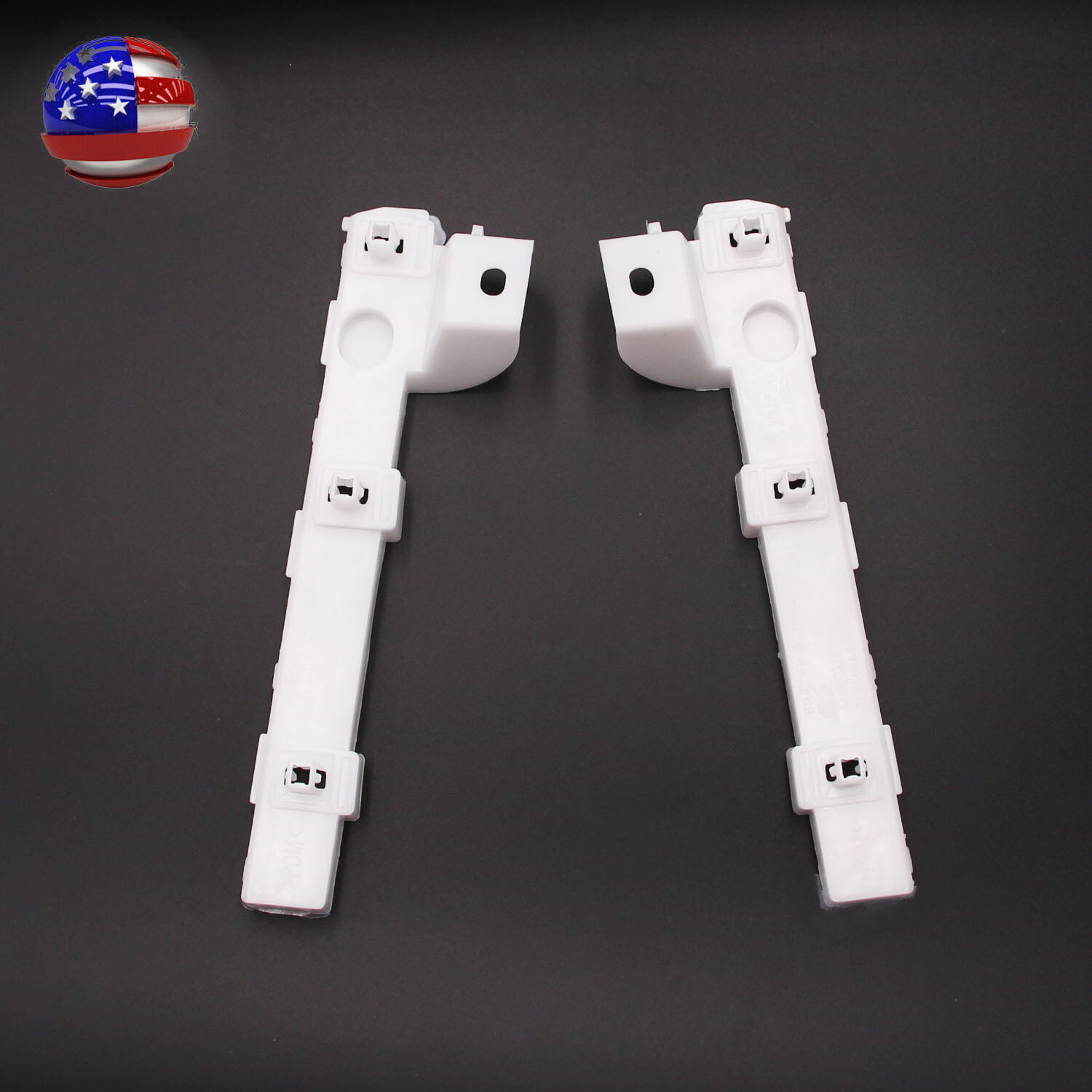 A Pair of Front Bumper Bracket 6400F550 6400F549 Fit for 08-17 ...