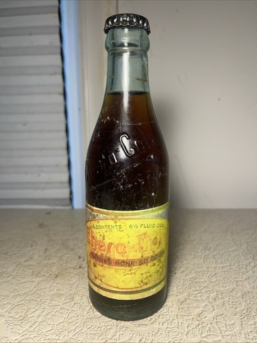 Full 6 1/2 Oz. Paper Label Chero Cola Soda Bottle, Columbus GA. | eBay