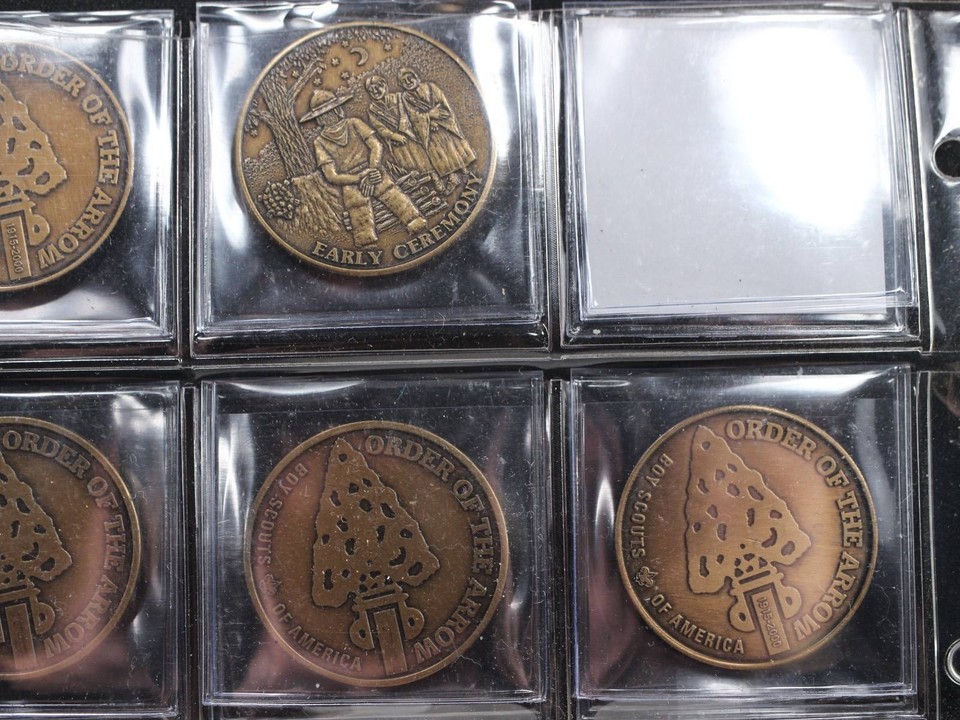 NobleSpirit (DF) BOY SCOUTS BSA 2006 NOAC Brass Token Set of 10 | eBay
