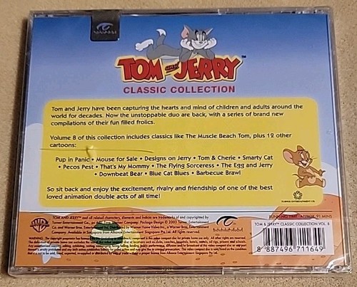NEW Tom And Jerry Classic Collection: Volume 8 (VIDEO CD VCD, 2-Disc ...