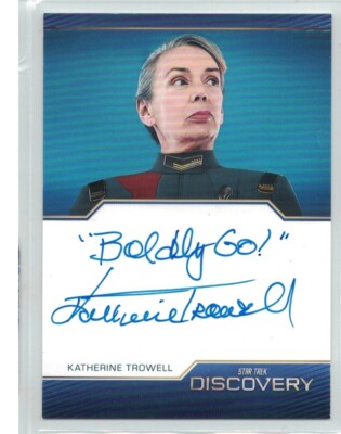 Star Trek Discovery S4 Inscription card Katherine Trowell Boldy Go! 51 ...