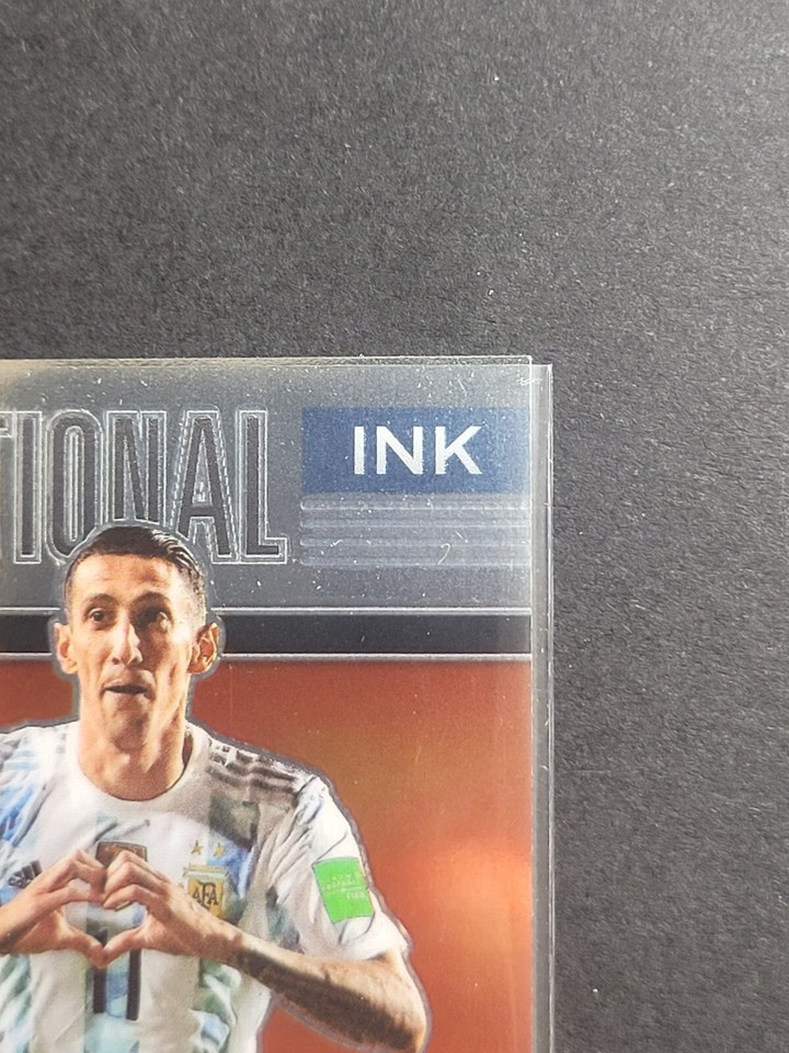 2022 Panini Prizm FIFA World Cup Angel Di Maria International Ink Auto ...