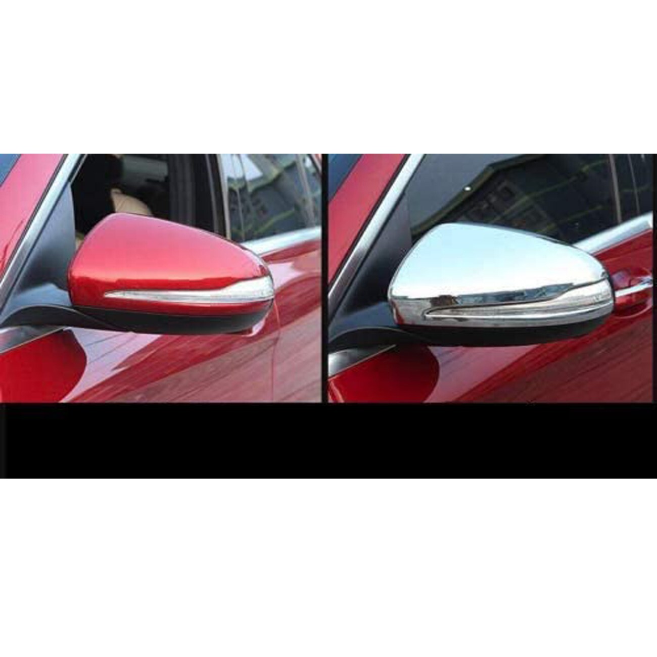 Gloss Chrome Silver RearView Side Mirror Caps Cover Fits 20-25 X247 ...