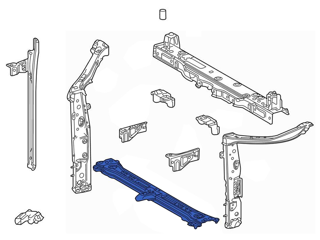 Radiateur Panneau Pare-Choc Support 571040E070 Pour TOYOTA Sienna 2020 ...