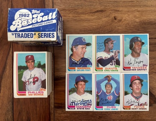 1982 Topps Traded Baseball Partial Complete Set - 129 of 132 No Ripken ...