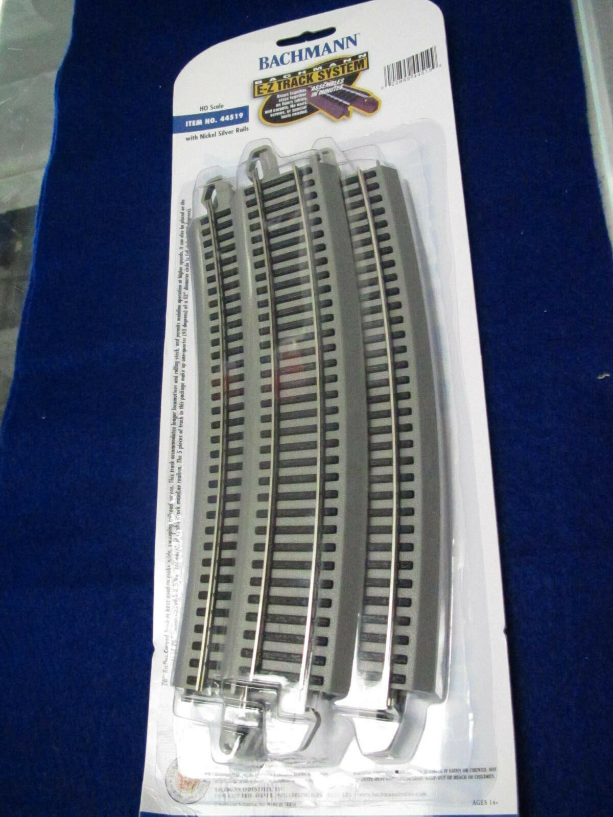 Bachmann #44519 HO-scale EZ-Track 26" radius curves 5/pk | eBay