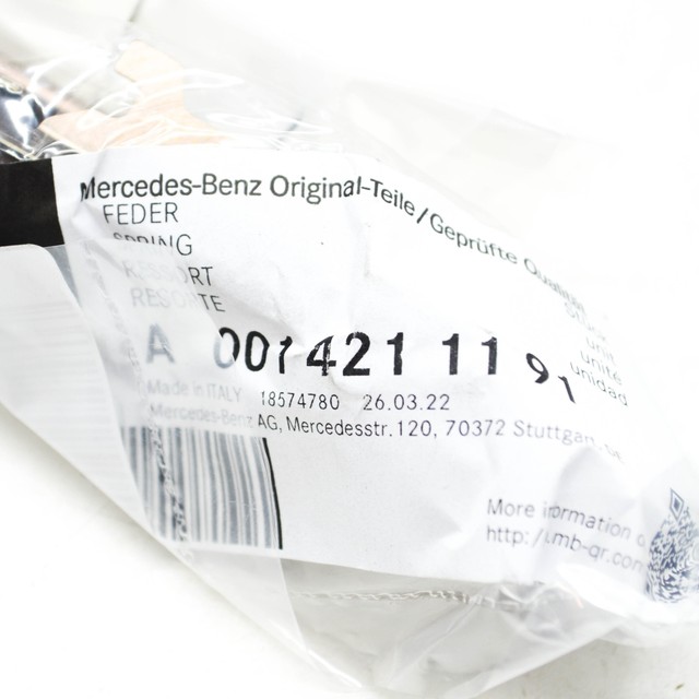 X 4 Genuine Mercedes-Benz Front Axle Brake Pad Spring SPRINTER ...