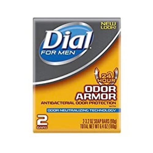 **LAST ONE** DISCONTINUED DIAL FOR MEN ODOR ARMOR BAR SOAP BAR (2 BARS ...