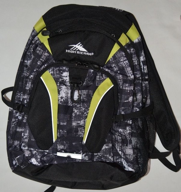 High Sierra Backpack Riprap Laptop Fits 15 in 38 Cm Laptop Mp3 Player ...