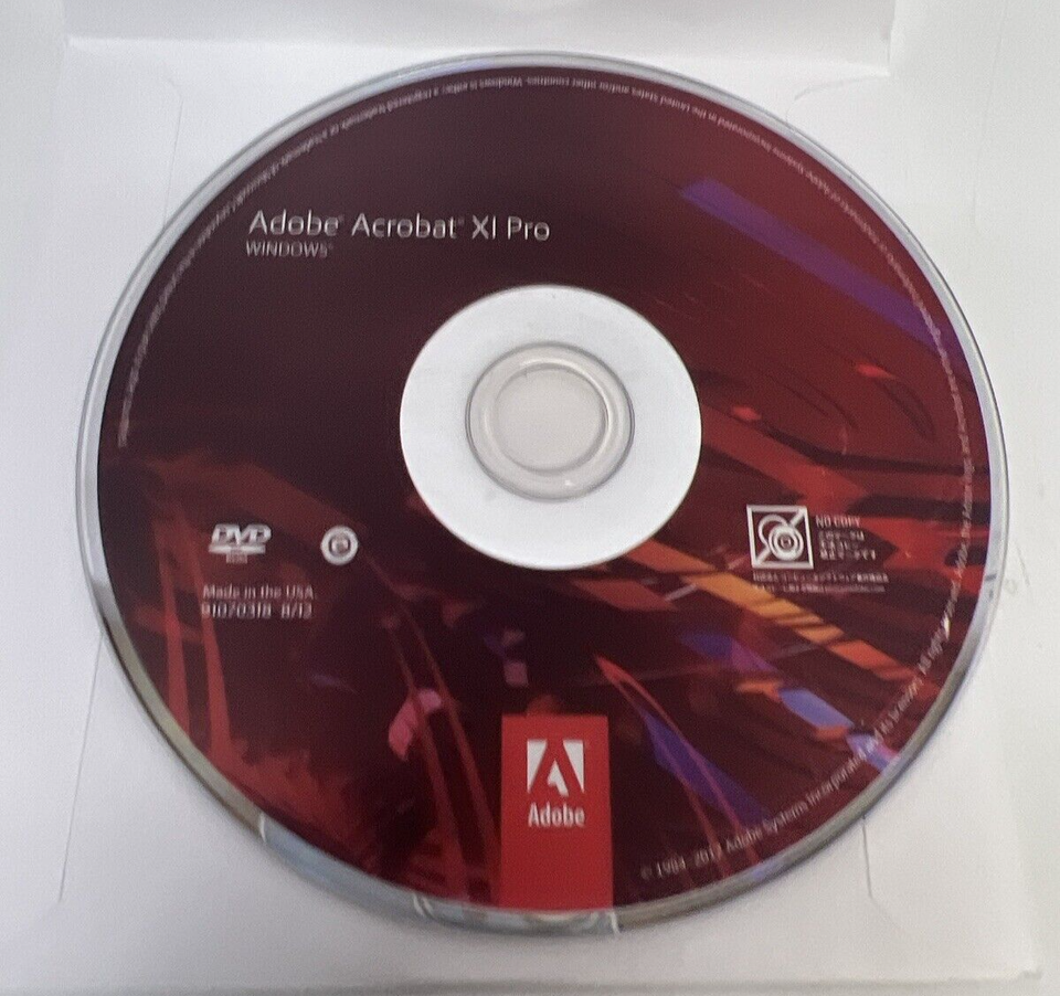 Adobe Acrobat XI 11 Pro Full Windows Licensed for 2 PC=RETAIL PERMANENT ...