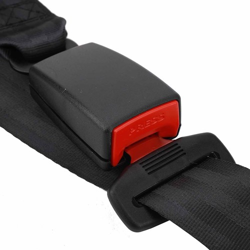 2 Set Retractable 3 Point Harness Car Safety Seat Strap Seat Belt Auto ...