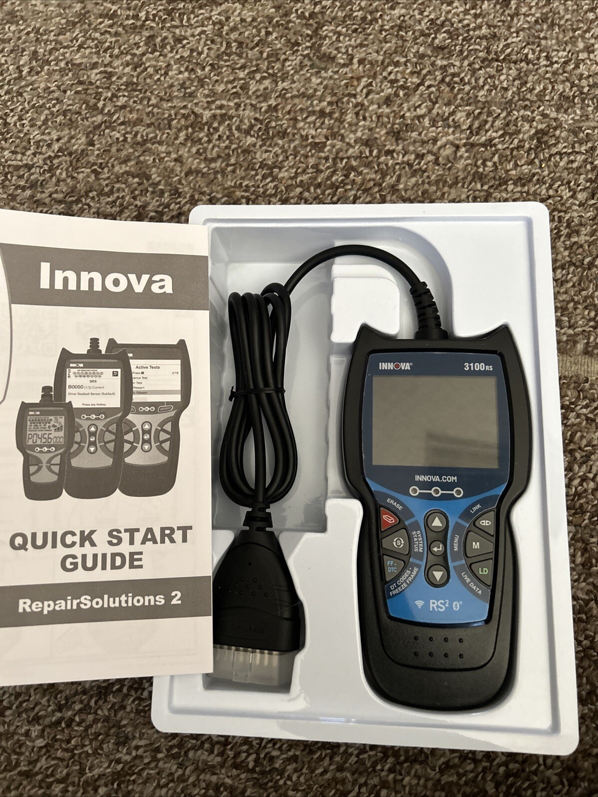 Innova Diagnostic Scan Tool 3100RS FixAssist Obd2 Code Reader Scanner ...