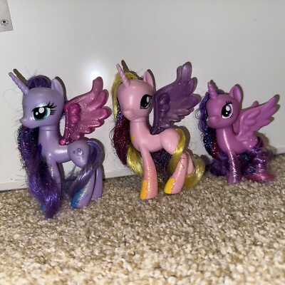 My Little Pony Tinsel Hair Brushable G4 Glitter Hooves - (Luna+Cadence ...
