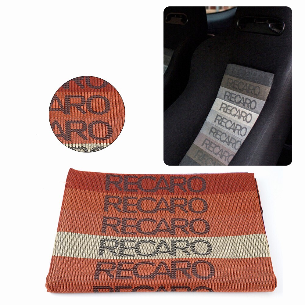 JDM DIY Recaro Fabric Cloth For Car Seat Panel Armrest Decoration 1M×1 ...