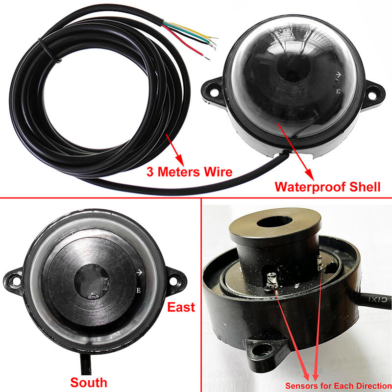 SZMWKJ Solar Panel Auto Tracking LCD Dual Axis Solar Tracker Controller ...