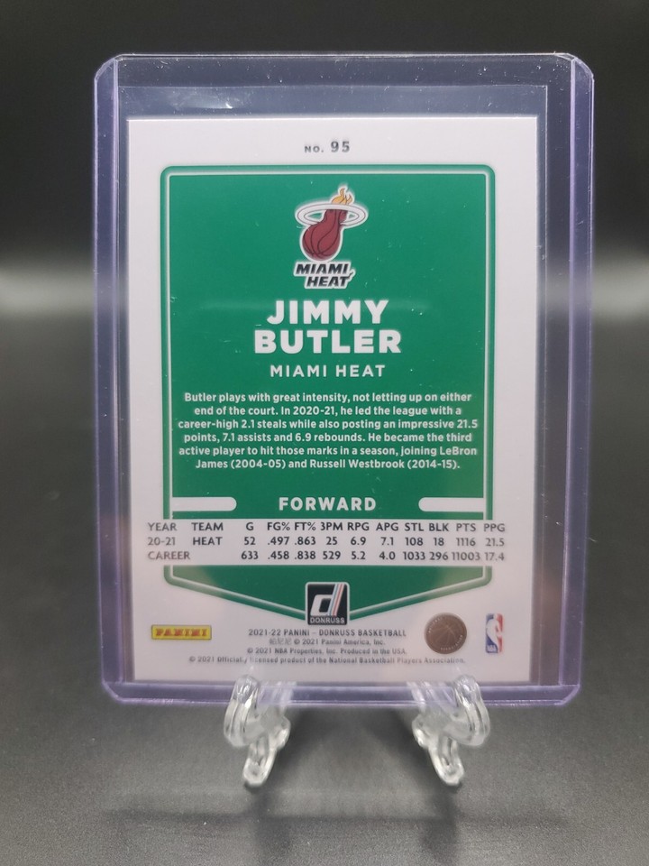 2021-22 Donruss Orange Lazer Jimmy Butler, Card # 95 | eBay