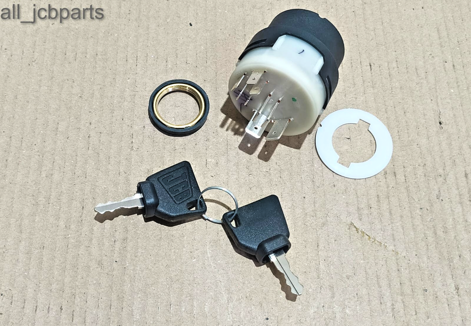 GENUINE JCB IGNITION SWITCH AND 2 KEYS (PART# 701/80184 701/45500) | eBay