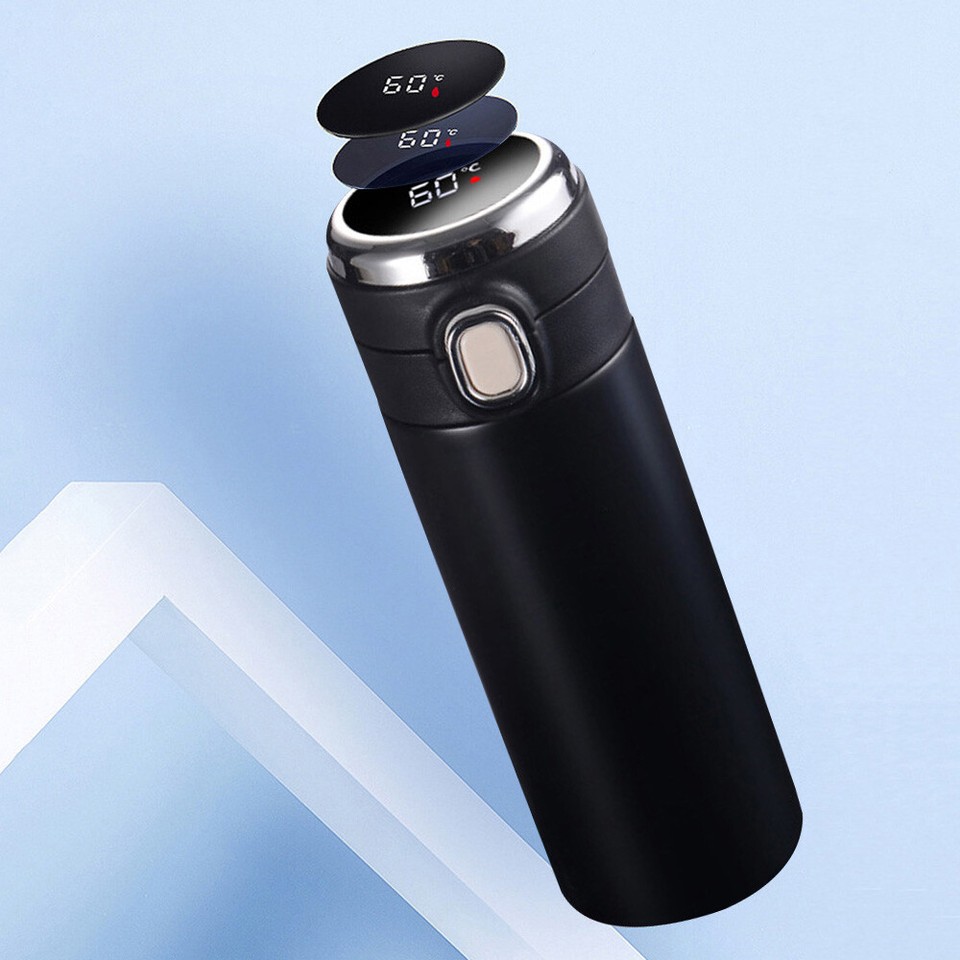 Water Bottle Smart Vacuum Insulated Flask LED Temperature Stainless ...