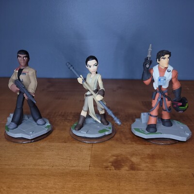 Lot Of 3 Disney Infinity 3.0 Star Wars Finn Rey Poe | eBay