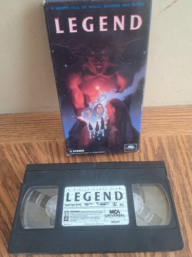 Legend (VHS, 1991) Ridley Scott Tom Cruise Tim Curry Fantasy VERY GOOD ...
