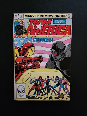 Marvel Comics Team America #9 February 1983 Dave Simons Cover (b) | eBay