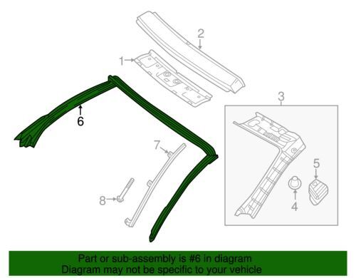 Genuine Mercedes-Benz Sealing Frame 1727200078 OEM for sale online | eBay