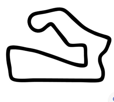 Road America Motor Speedway Course Race Track Outline Motorcycle Vinyl ...
