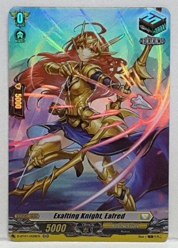 Cardfight Vanguard Exalting Chevalier, Eafred D-BT01/H38EN H Keter ...