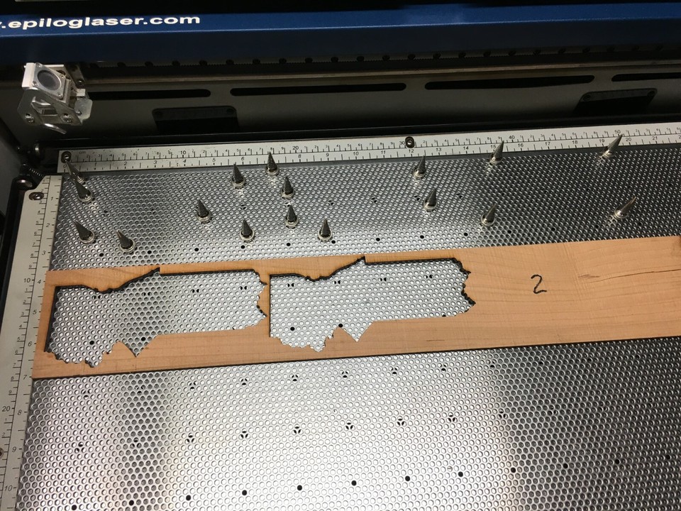 "MAGNE-GRID" 18x24 LASER VECTOR CUTTING GRID PIN TABLE - Epilog Edge ...