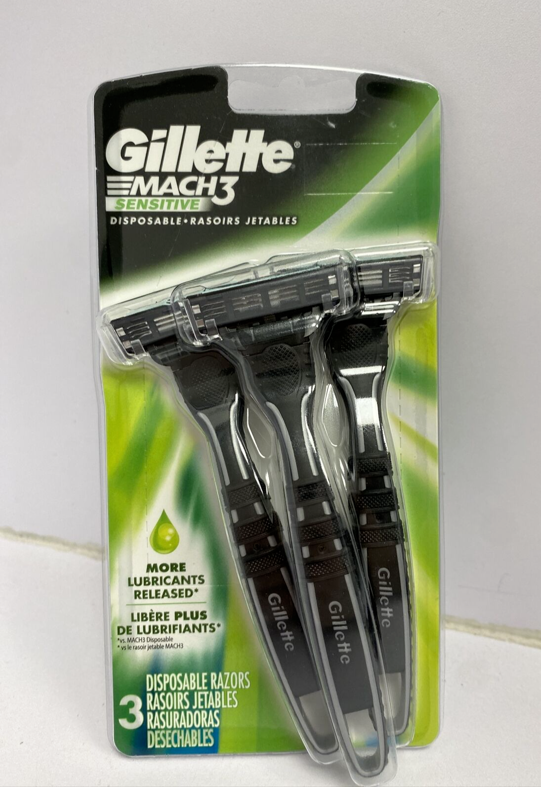 Gillette Mach 3 Disposable Razor Sensitive | eBay