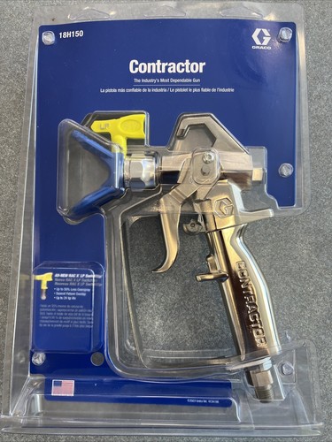 Graco 18H150 Contractor Spray Gun. Genuine Graco. With New LP Tip | eBay