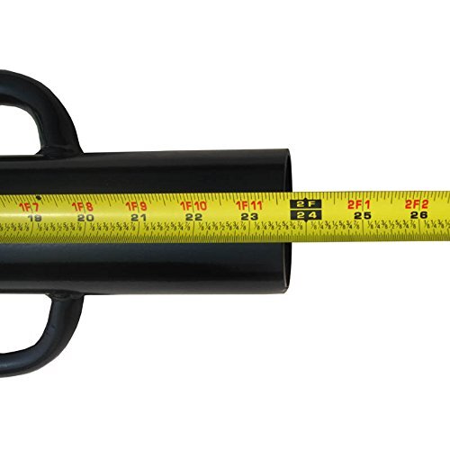 MTB Fence Post Driver with Handle 12LB Black Iron T Post Pounder Hand ...