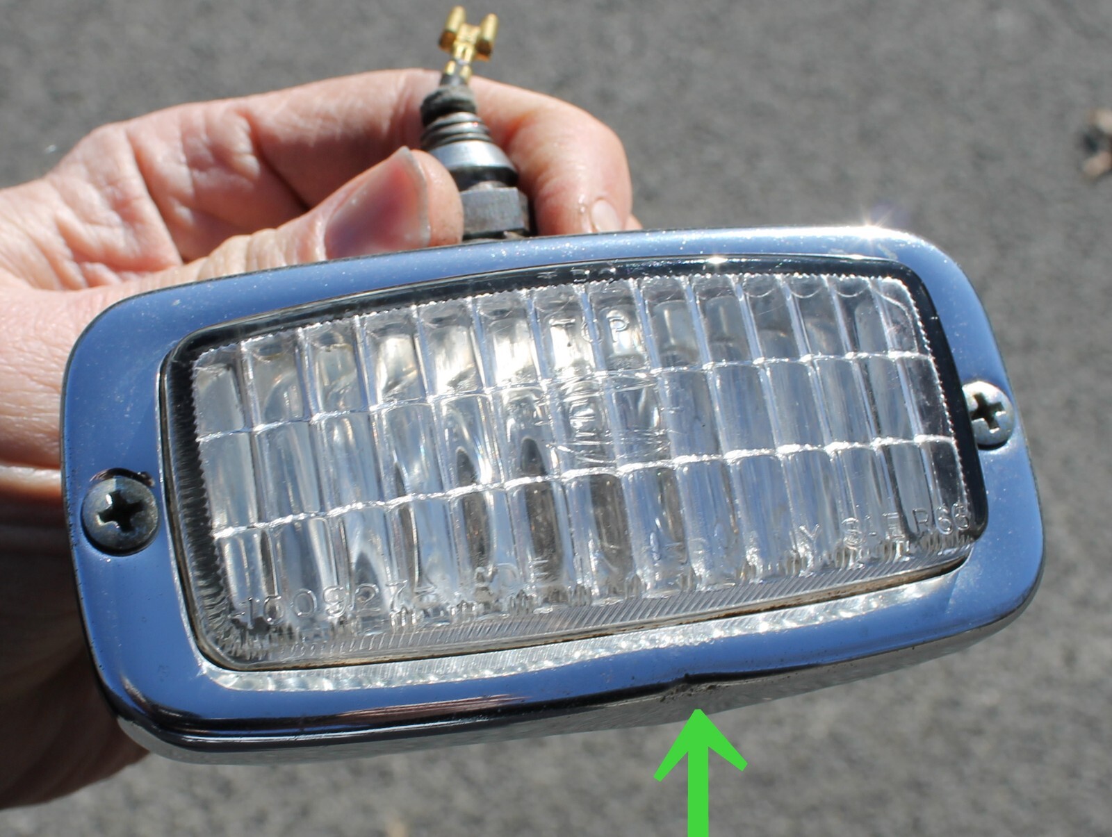 67 VW Bug HELLA Reverse Back up Lights 100927 SAE R66 Rat Rod Lamp for ...