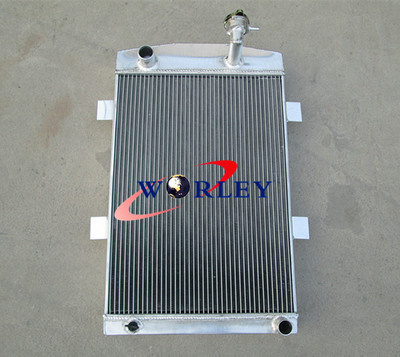 56MM CUSTOM ALUMINUM ALLOY RADIATOR FOR CHEVY 1935-1936 35 36 M/T | eBay