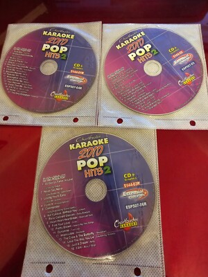 2010 POP HITS 2, 3 DISC SET CHARTBUSTER KARAOKE CDGS | eBay