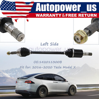Left Front CV Axle Shaft 1420113-00-B Fit Tesla Model X 2019 2020 2021 ...
