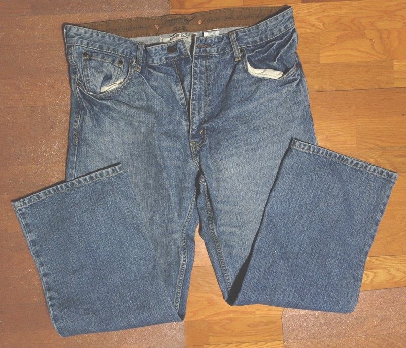 Authentics Signature Levi Strauss Men's Blue Jeans Loose Boot Cut Size ...