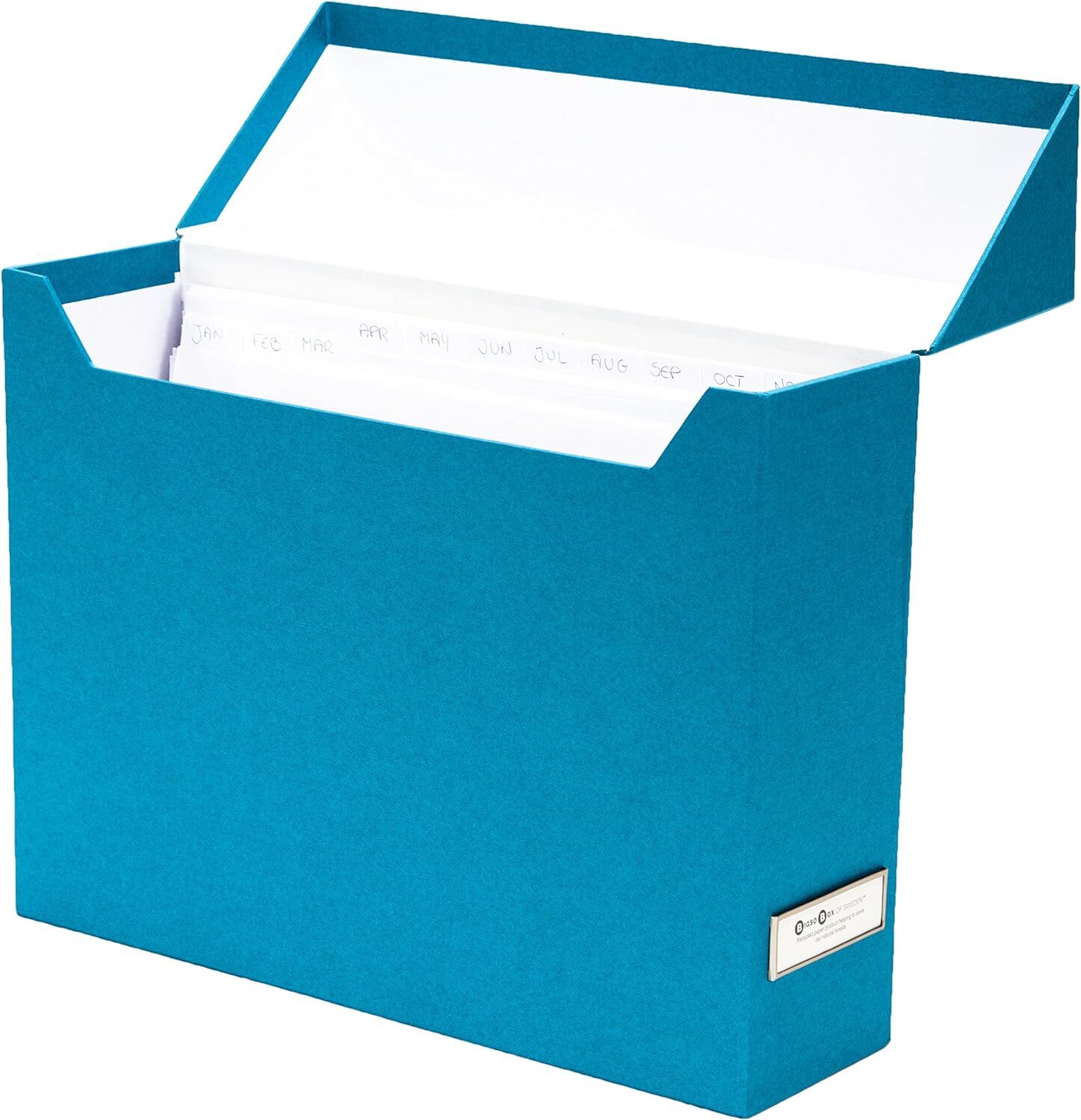 Bigso Lovisa Fiberboard Label Frame 12 File Storage Box | Dark Grey | eBay