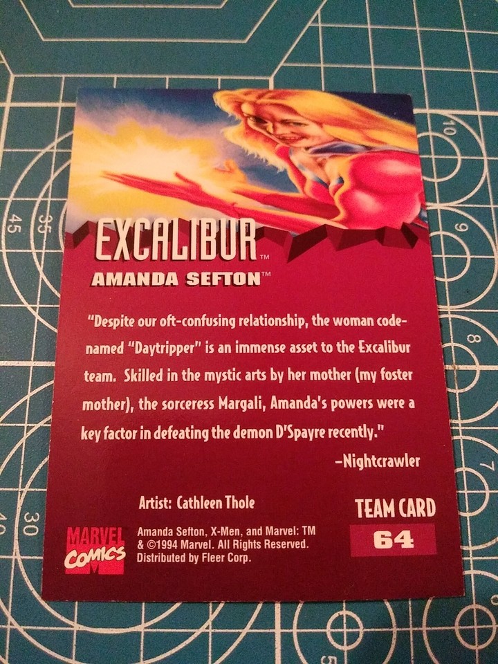 1995 Fleer ULTRA X-MEN Amanda Sefton Card #64 | eBay