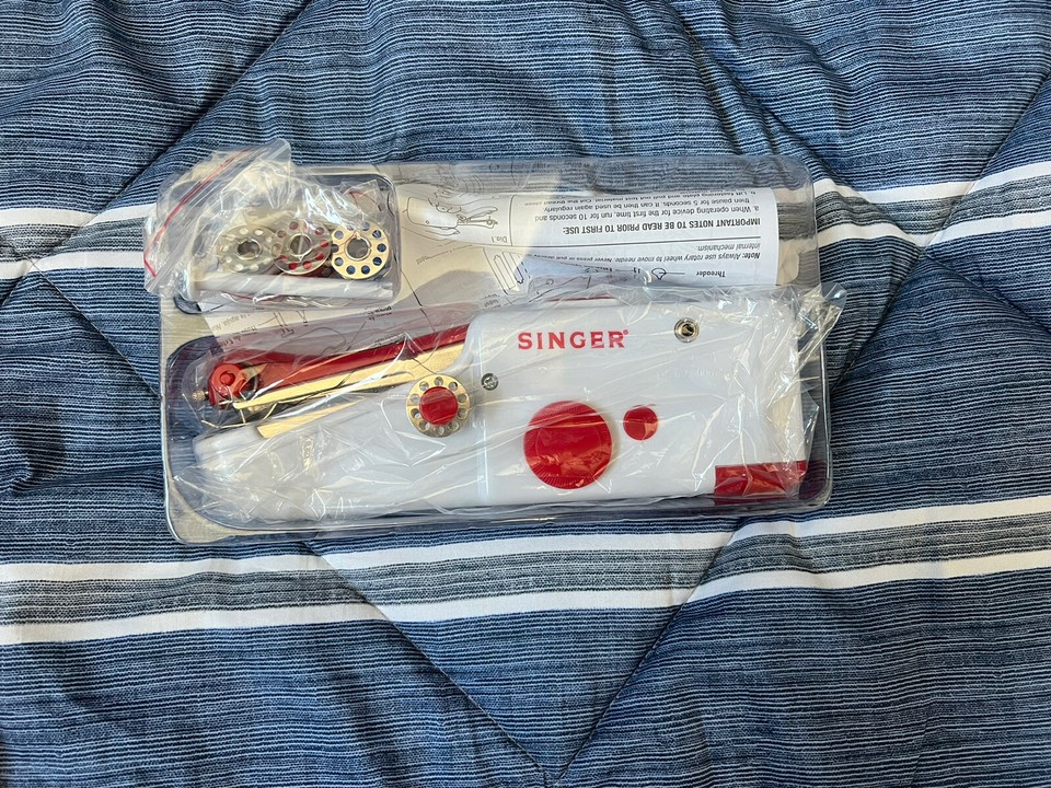 Singer Stitch Sew Quick Portable Compact Hand Held Sewing Machine | eBay