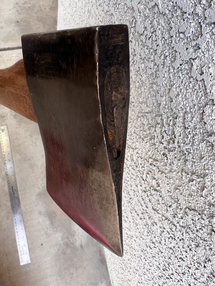 Vintage Collins axe 6” Blade - Original Hickory Handle 18” Long | eBay