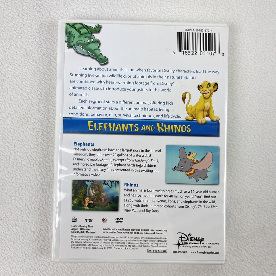 Disneys Animal World: Elephants and Rhinos (DVD, 2012) 818522011073 | eBay