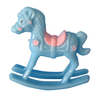 12 Plastic Rocking Horses Baby Shower or Birthday Favor - Blue | eBay
